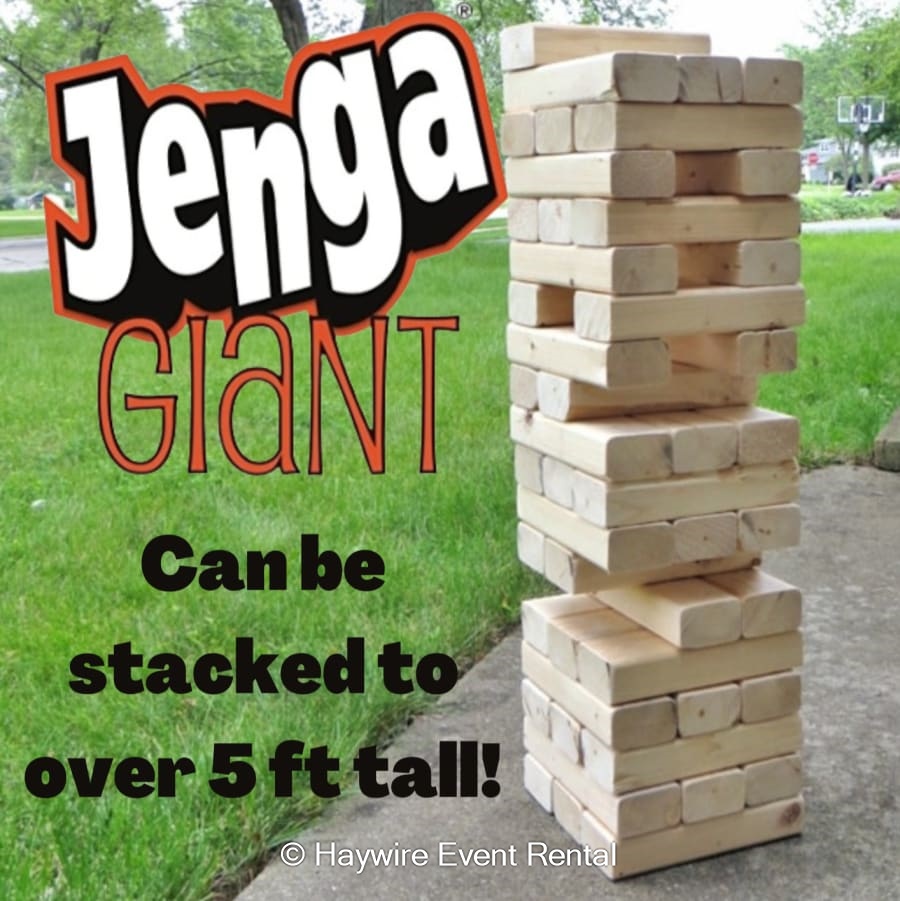 GIANT Jenga - Bounce House Rental & Foam Party Service in Flushing ...